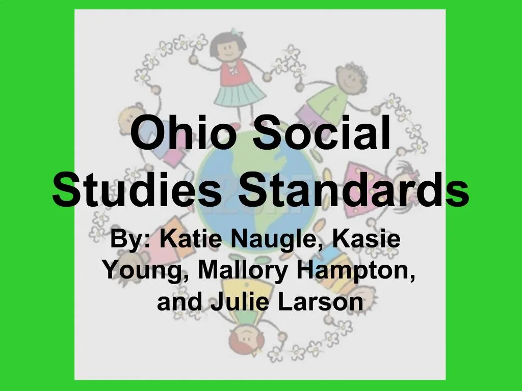 PPT Ohio Social Studies Standards PowerPoint Presentation Free