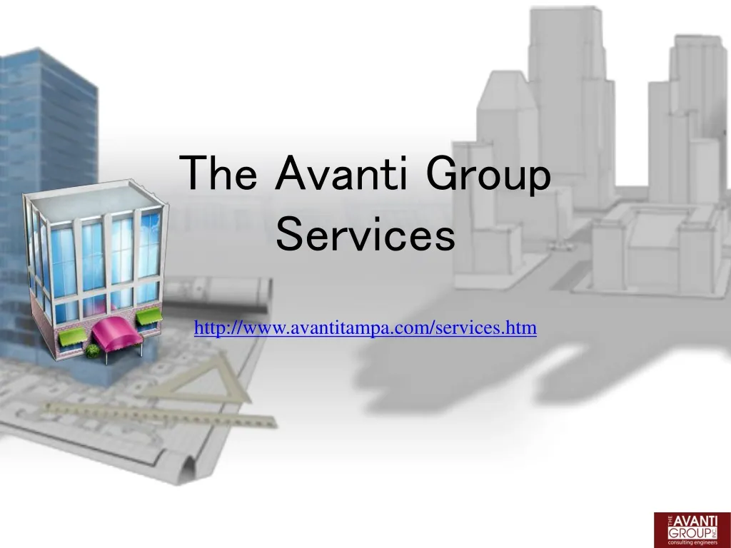 PPT - Tokyo Consulting Engineers The Avanti Group, Services PowerPoint ...