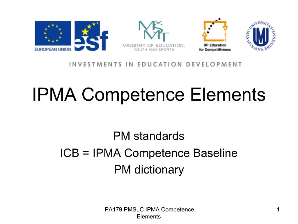 PPT - IPMA Competence Elements PowerPoint Presentation, free download ...