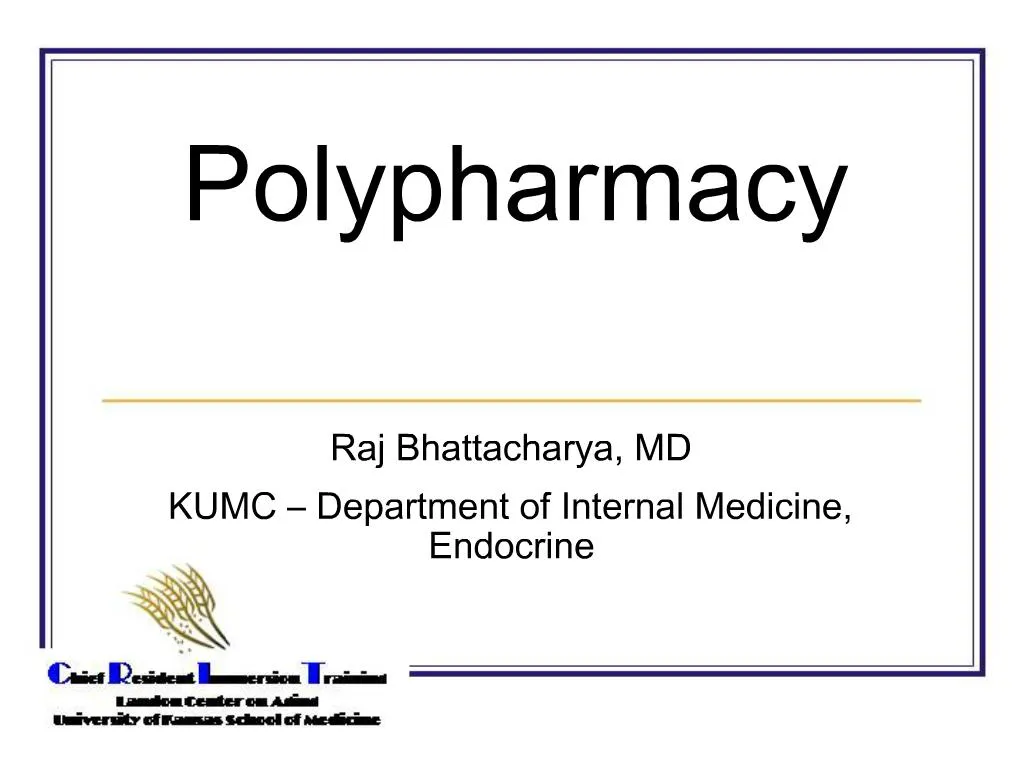 PPT - Polypharmacy PowerPoint Presentation, free download - ID:1175623