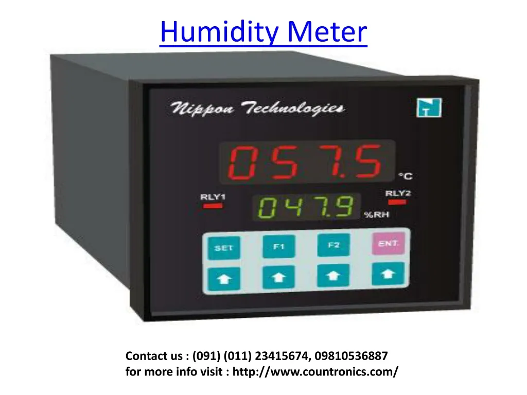 PPT - Humidity Meter, Digital Counter, PH Controller PowerPoint ...