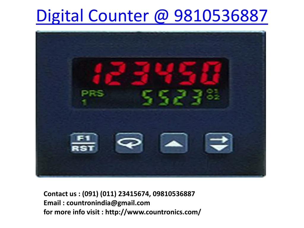PPT - Digital Counter PowerPoint Presentation, free download - ID:1190062
