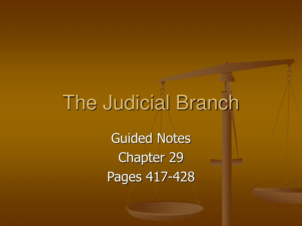PPT - The Judicial Branch PowerPoint Presentation, free download - ID ...