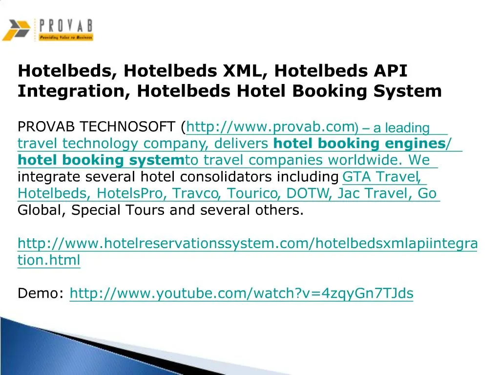 PPT - Hotelbeds, Hotelbeds XML, Hotelbeds API Integration, Hotelbe PowerPoint Presentation - ID ...