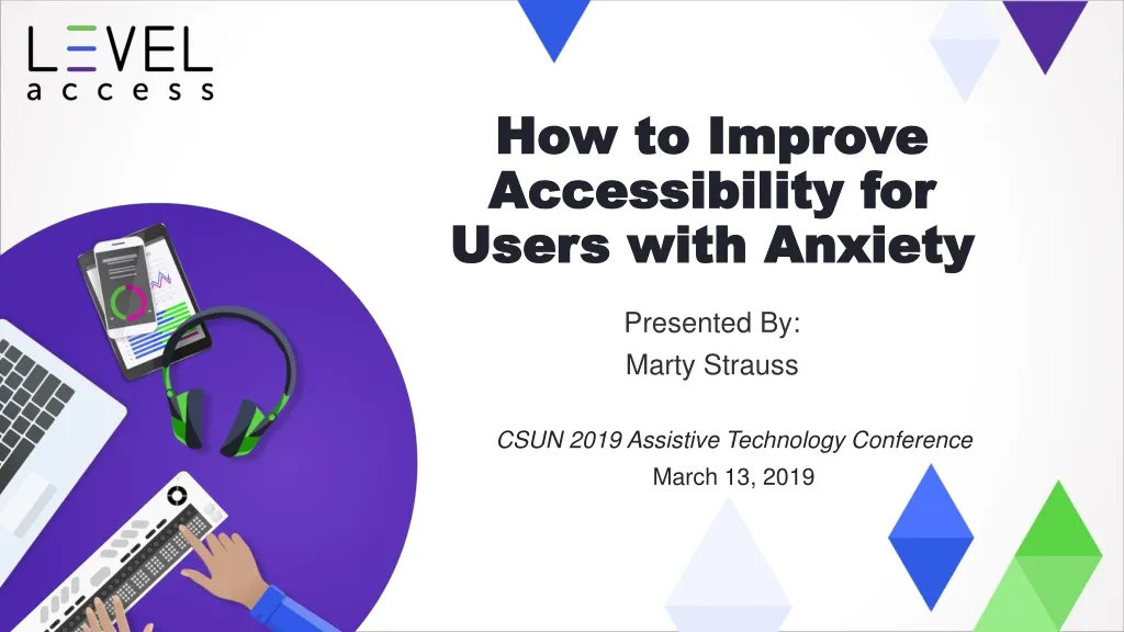 PPT - How to Improve Accessibility for Users with Anxiety PowerPoint ...