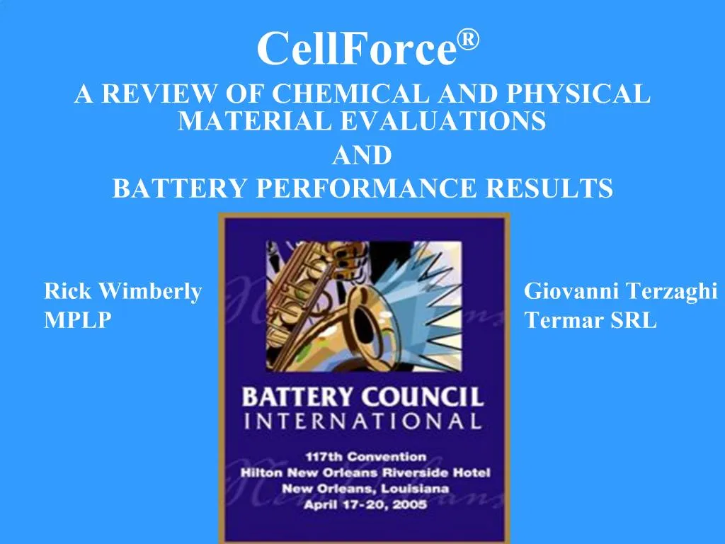 PPT - CellForce PowerPoint Presentation, free download - ID:1195410