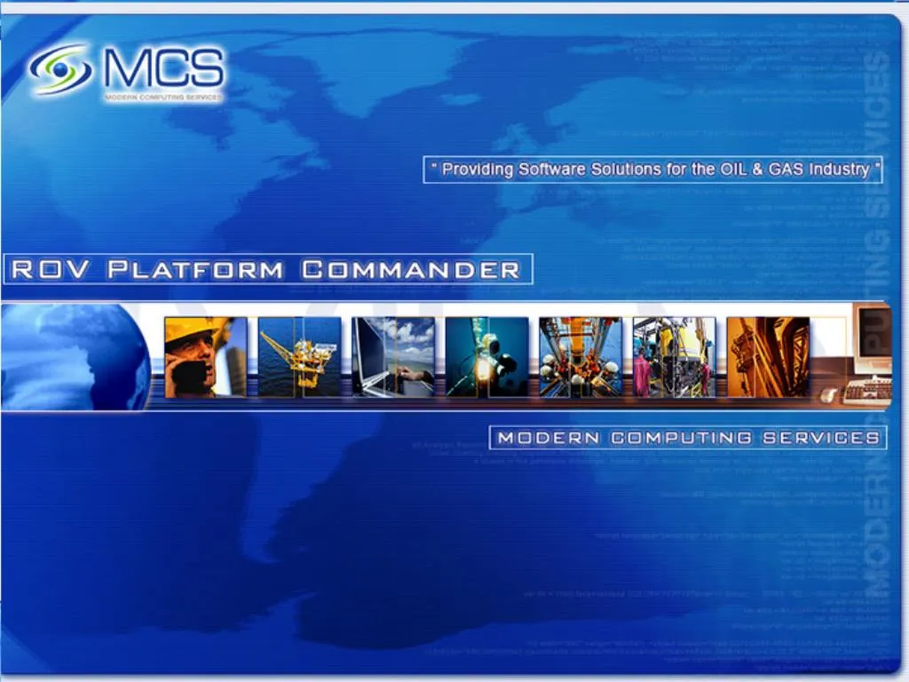 PPT - ROV Platform Commander Software Presentation PowerPoint ...