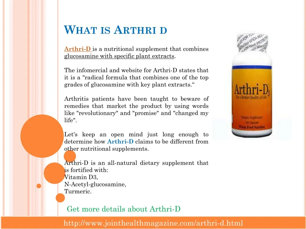 PPT - Arthri D- Best supplement for joint pain PowerPoint Presentation ...