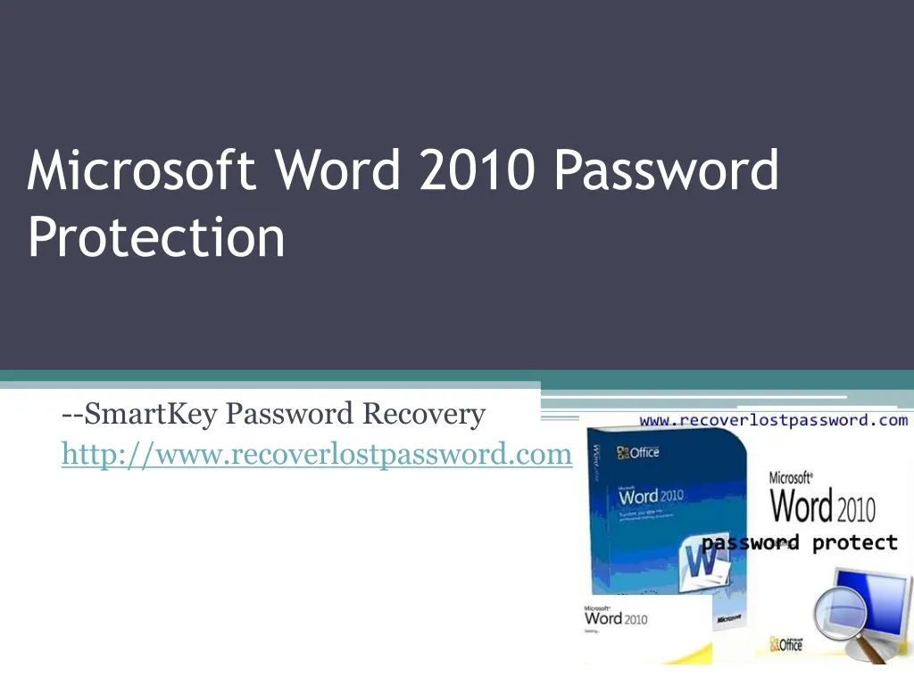 PPT - Microsoft Word 2010 Password Protection PowerPoint Presentation ...