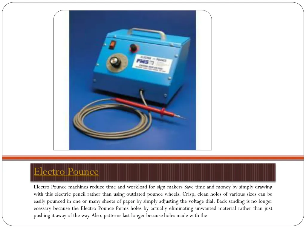 PPT - Electro Pounce PowerPoint Presentation, free download - ID:1198810