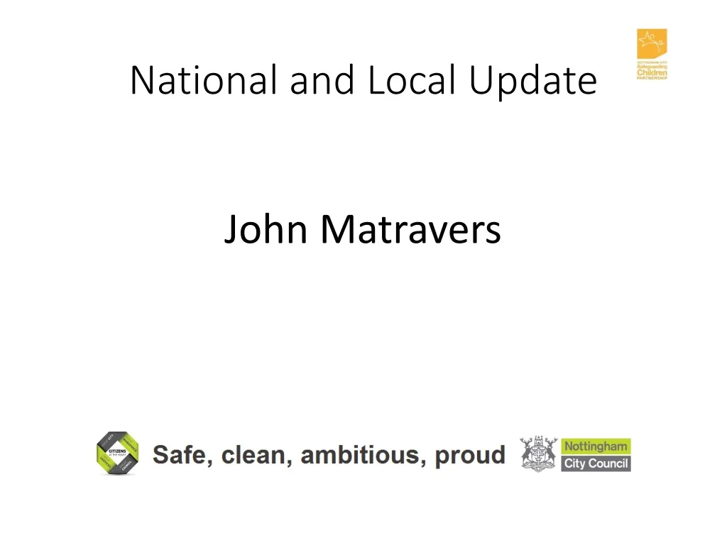 PPT - National and Local Update PowerPoint Presentation, free download ...