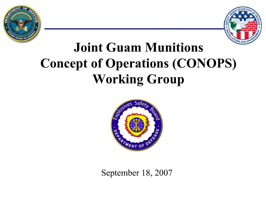 PPT - Joint Guam Munitions Concept of Operations CONOPS Working Group ...