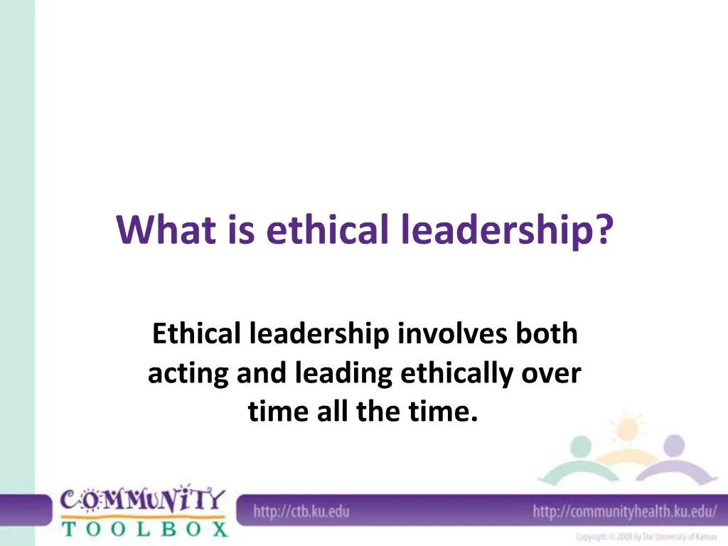 PPT - What is ethical leadership PowerPoint Presentation, free download ...