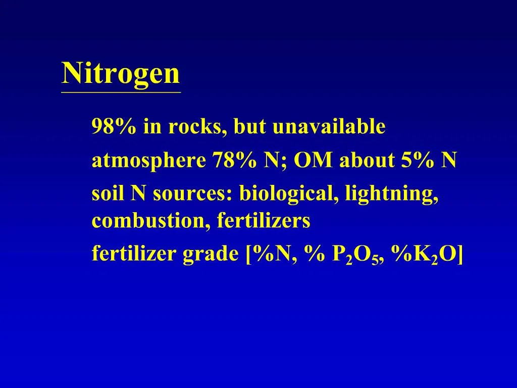 PPT - Nitrogen PowerPoint Presentation, free download - ID:1212451