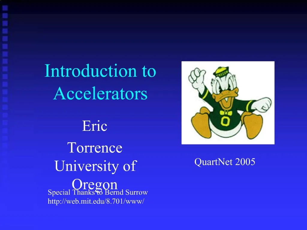PPT - Introduction to Accelerators PowerPoint Presentation, free ...