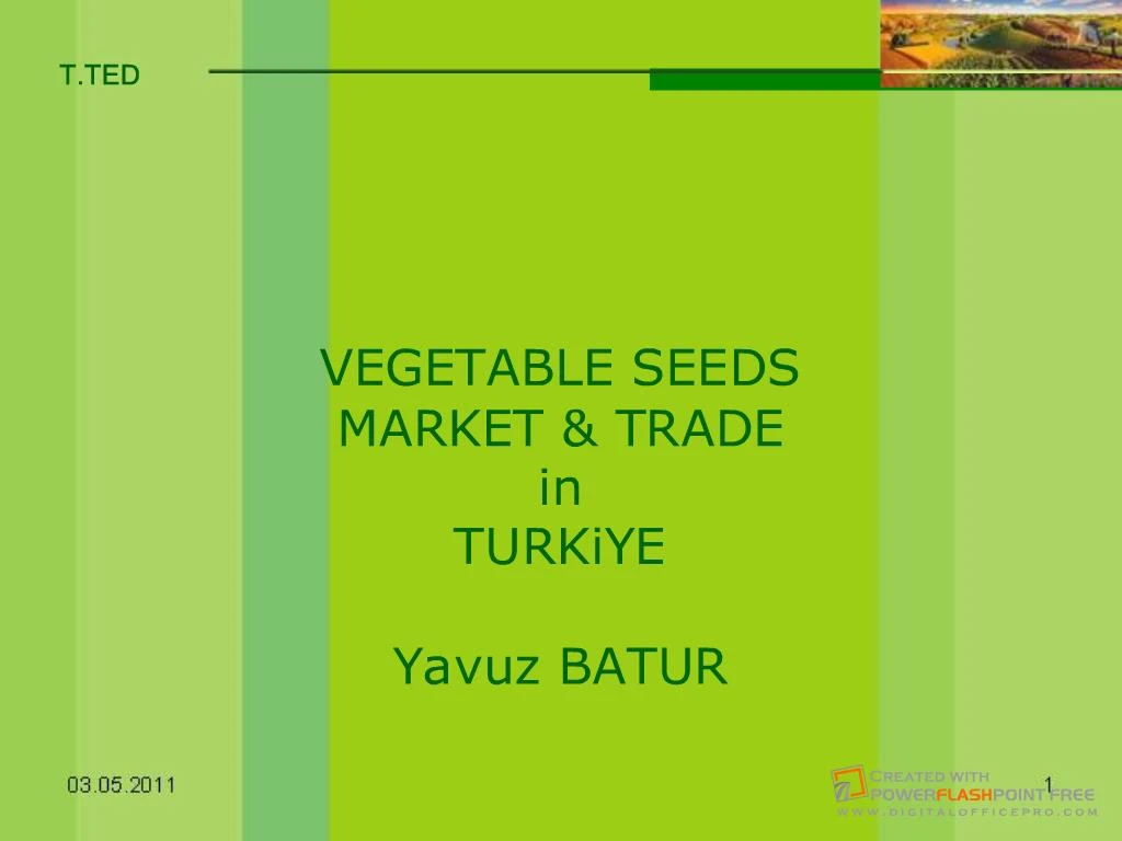 PPT - 8710 1 vegetable seeds PowerPoint Presentation, free download ...