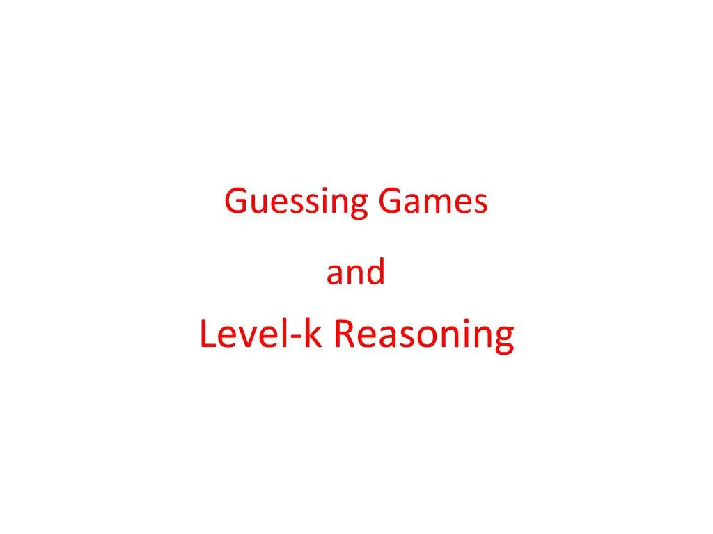 PPT - Guessing Games and PowerPoint Presentation, free download - ID ...