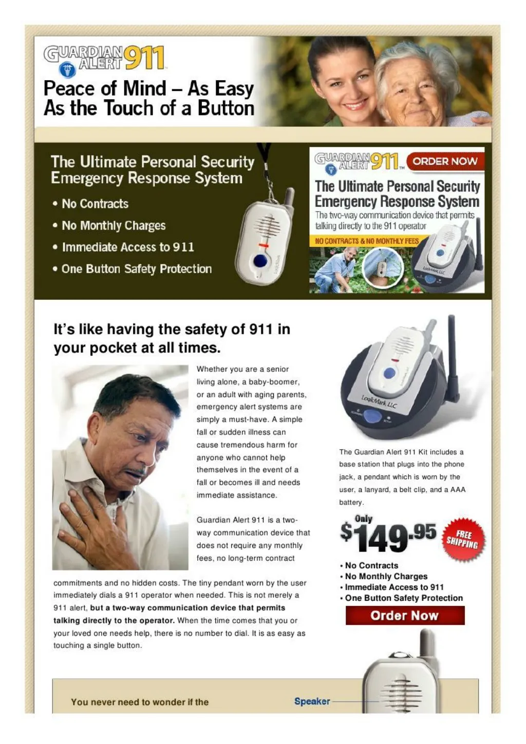 PPT - Guardian Alert 911 - The Safe Way to Live Independently ...