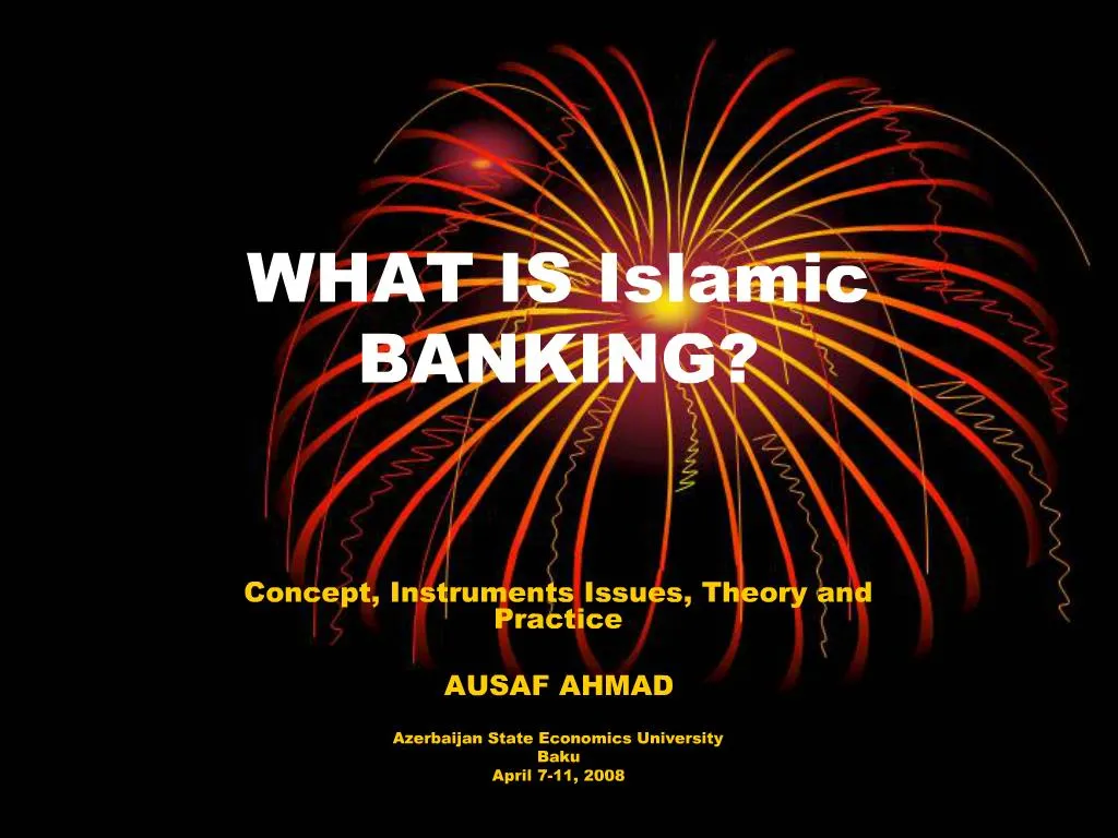 PPT - WHAT IS Islamic BANKING PowerPoint Presentation, free download ...
