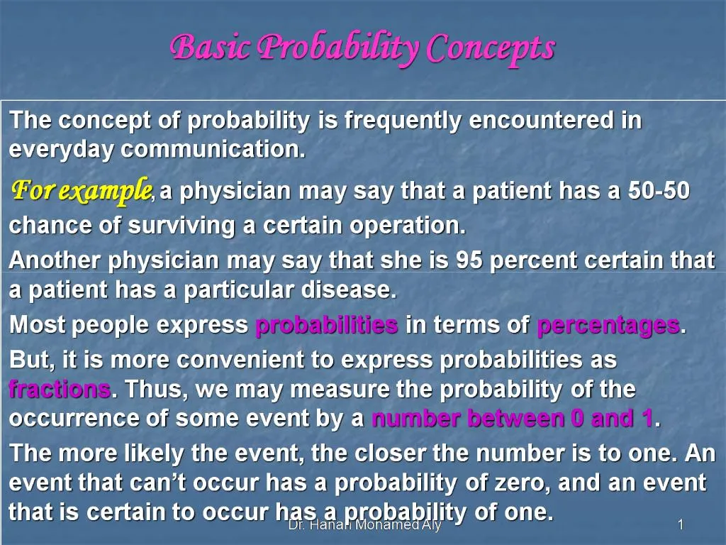 PPT - Basic Probability Concepts PowerPoint Presentation, free download ...