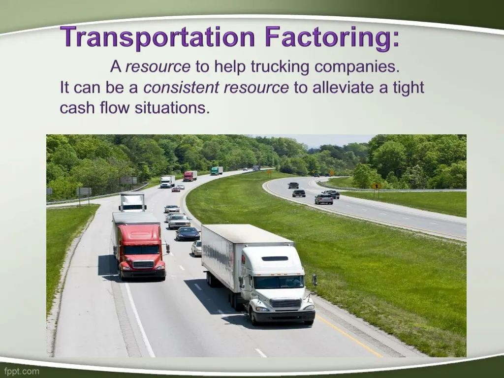 PPT - Transportation factoring PowerPoint Presentation, free download ...