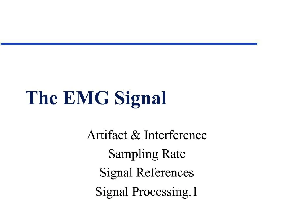 PPT - The EMG Signal PowerPoint Presentation, free download - ID:1244563