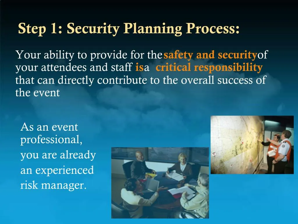 PPT - Step 1: Security Planning Process: PowerPoint Presentation, free ...