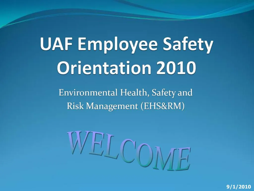 PPT - New Employee Safety Orientation PowerPoint Presentation, free ...