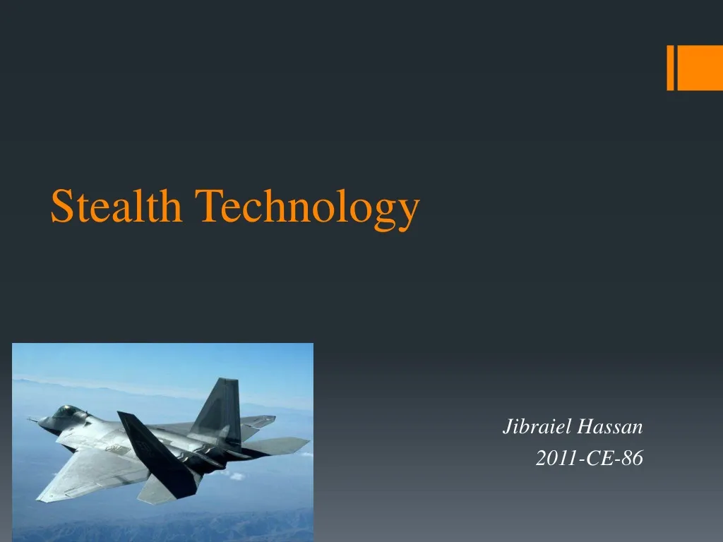 PPT - Stealth Technology PowerPoint Presentation, free download - ID ...