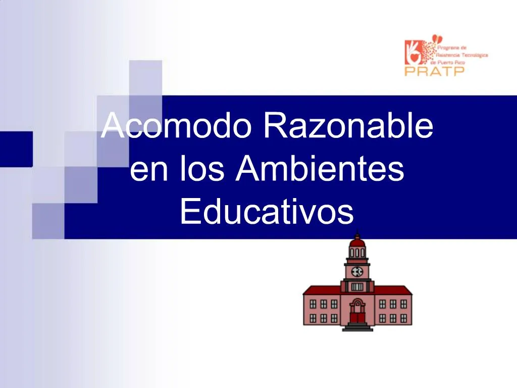 PPT - Acomodo Razonable en los Ambientes Educativos PowerPoint ...