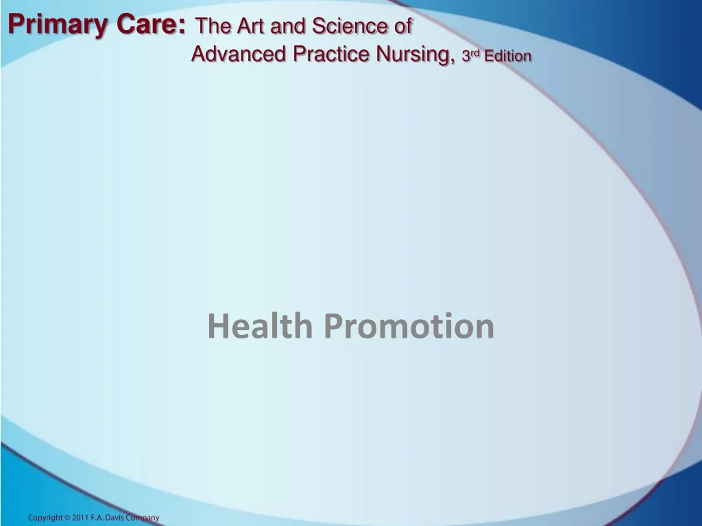 PPT - Health Promotion PowerPoint Presentation, free download - ID:1269485