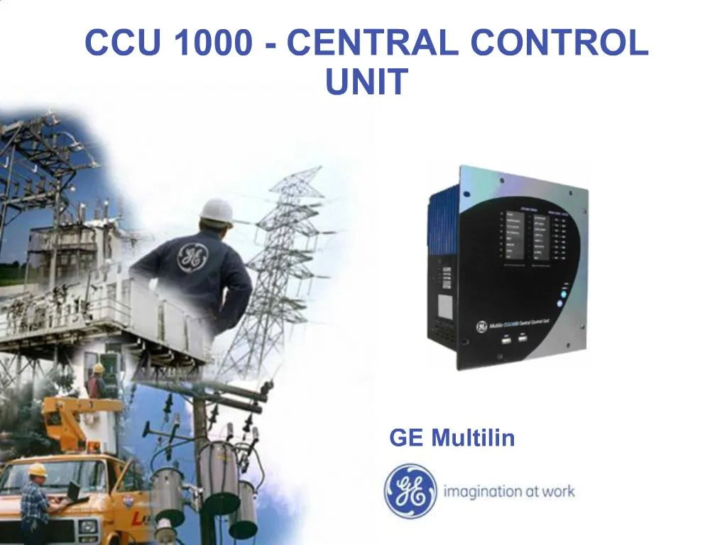 PPT - CCU 1000 - CENTRAL CONTROL UNIT PowerPoint Presentation, free ...