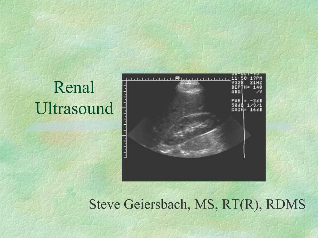 PPT - Renal Ultrasound PowerPoint Presentation, free download - ID:1285738