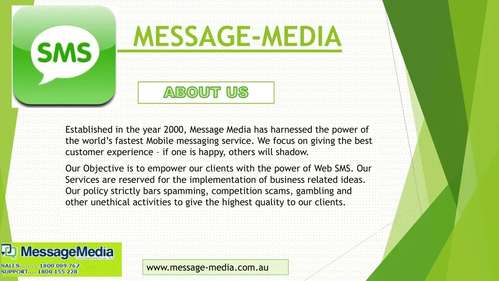 PPT - Message Media: The Custom SMS Whiz PowerPoint Presentation, free ...