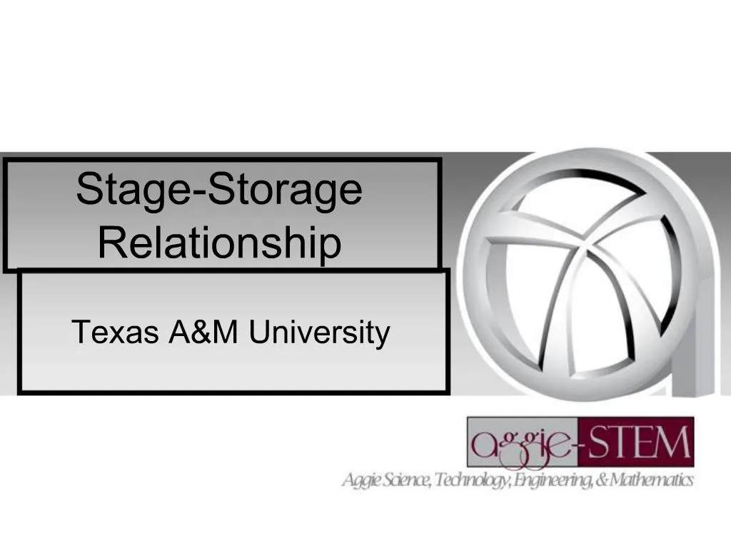 PPT - Stage-Storage Relationship PowerPoint Presentation, free download ...