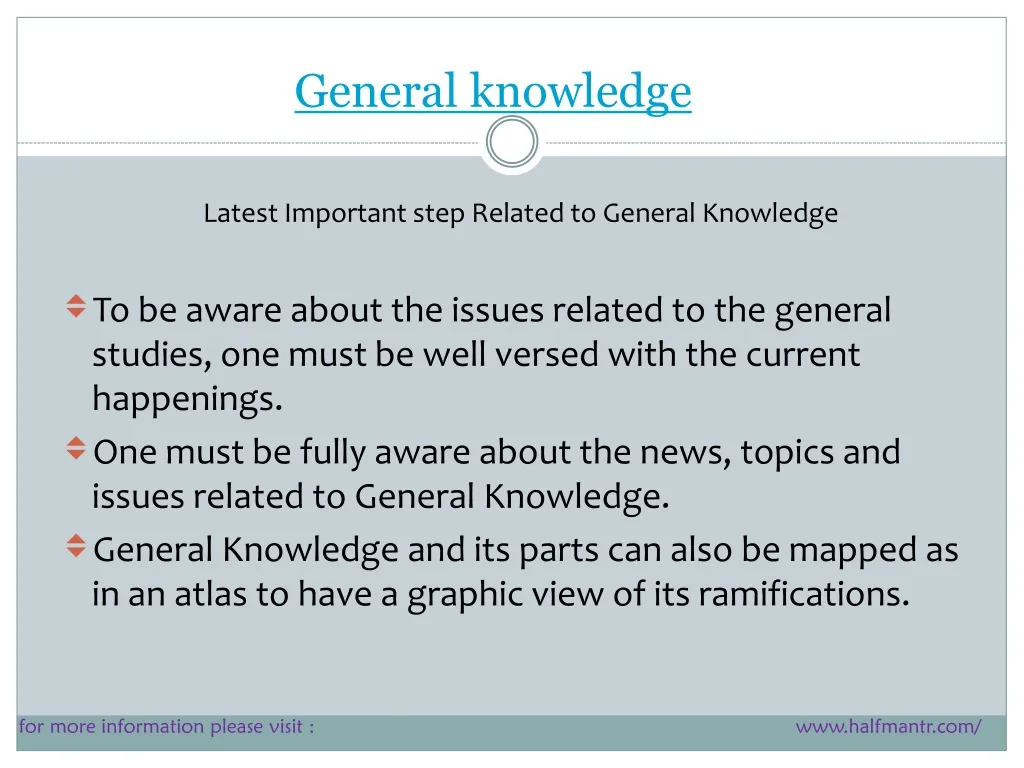 PPT - Latest steps for General Knowdlege PowerPoint Presentation, free ...