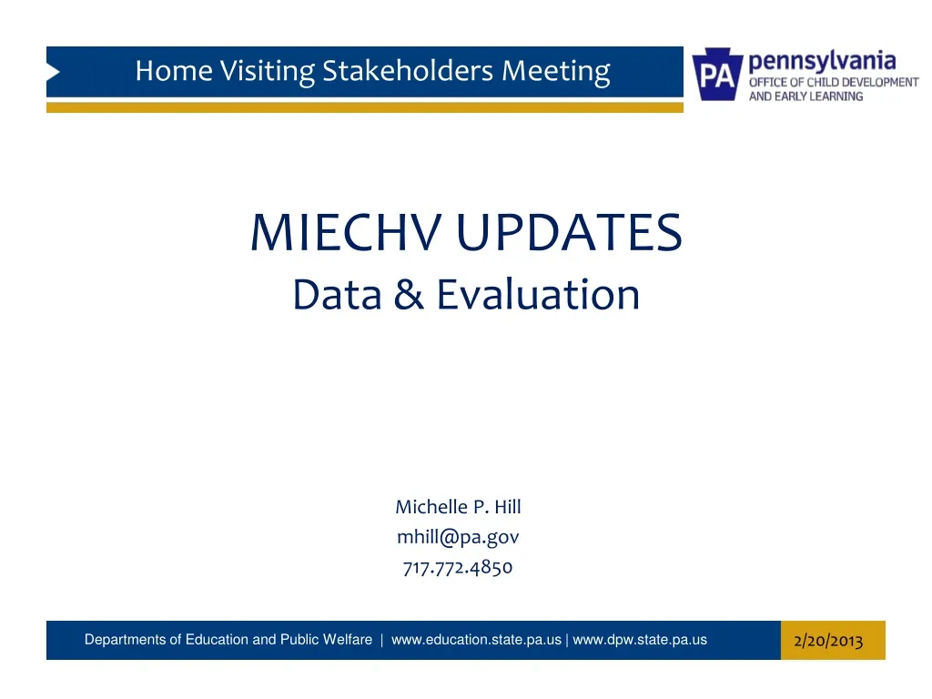 PPT - MIECHV UPDATES Data & Evaluation PowerPoint Presentation, free ...