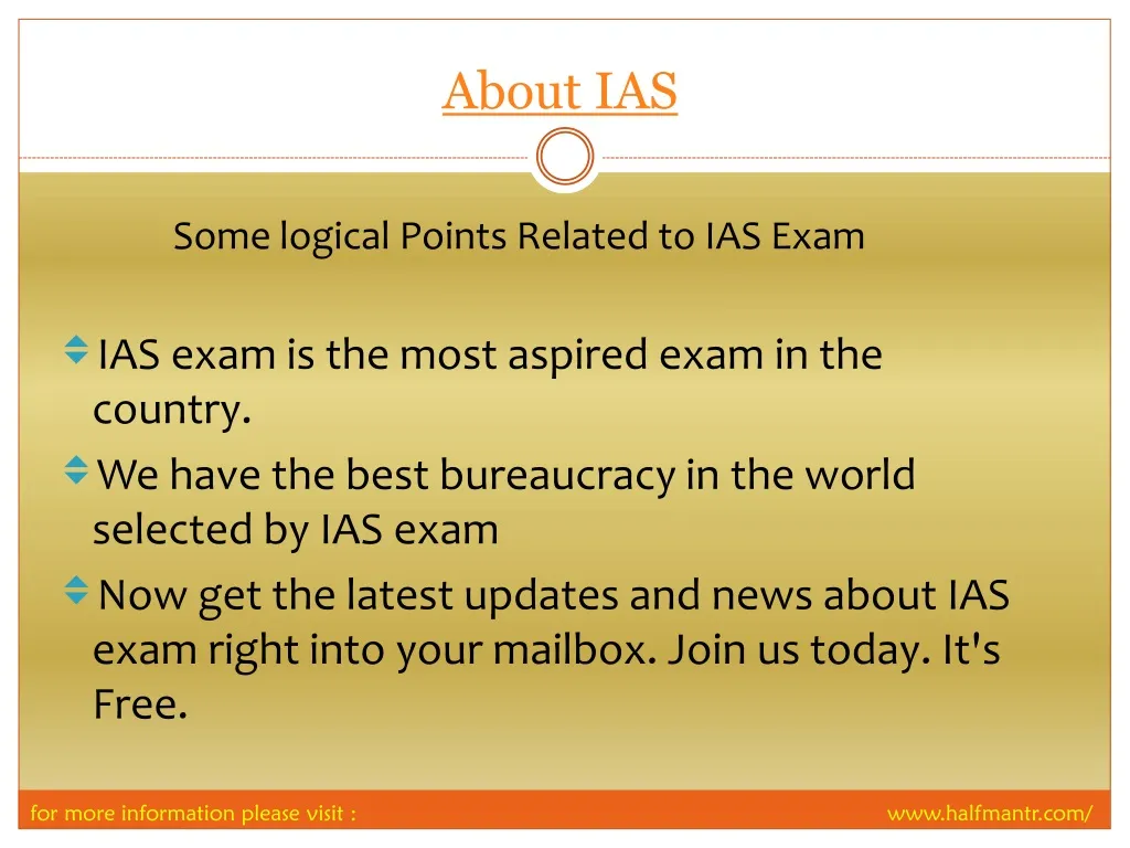 PPT - View About IAS PowerPoint Presentation, free download - ID:1348774