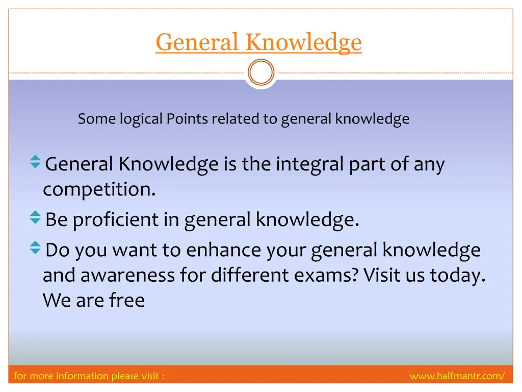 PPT - View For General Knowledge PowerPoint Presentation, free download ...
