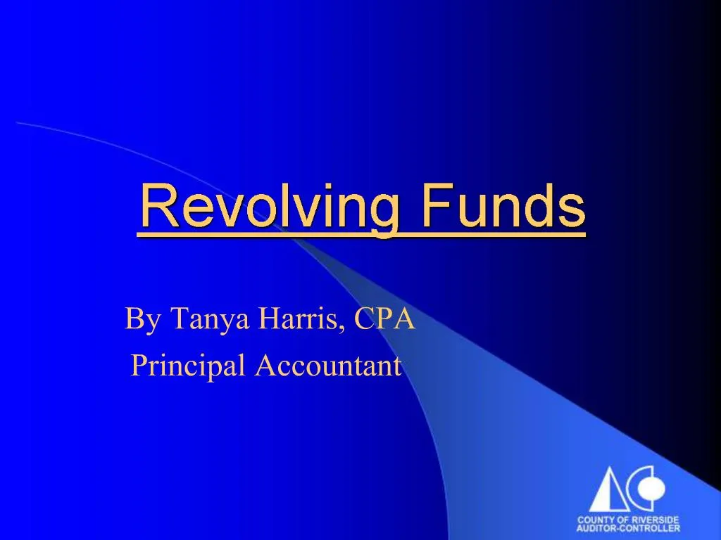 PPT - Revolving Funds PowerPoint Presentation, free download - ID:1355381
