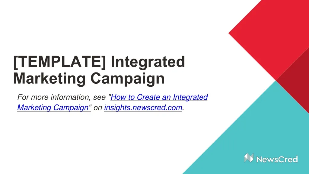 PPT - [TEMPLATE] Integrated Marketing Campaign PowerPoint Presentation ...