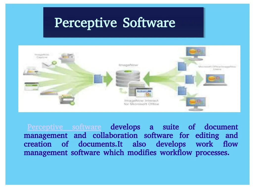 PPT - Perceptive Software PowerPoint Presentation, free download - ID ...