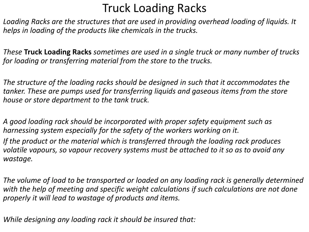 PPT - Truck Loading Platform PowerPoint Presentation, free download ...