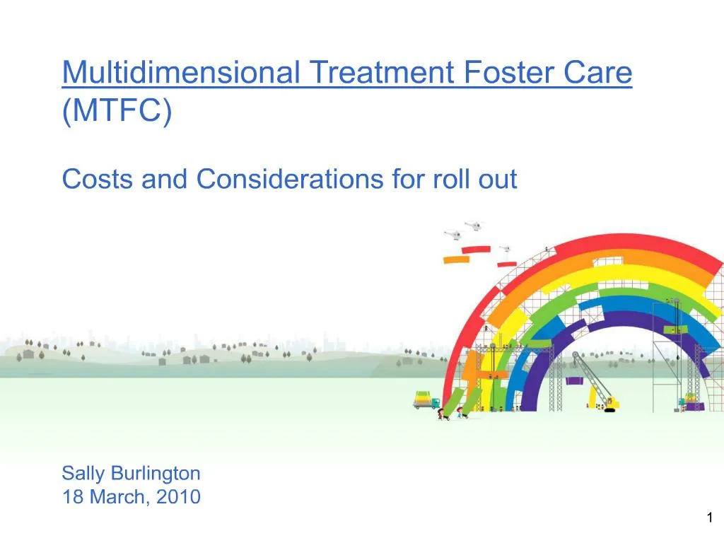 PPT - multidimensional treatment foster care mtfccosts and ...