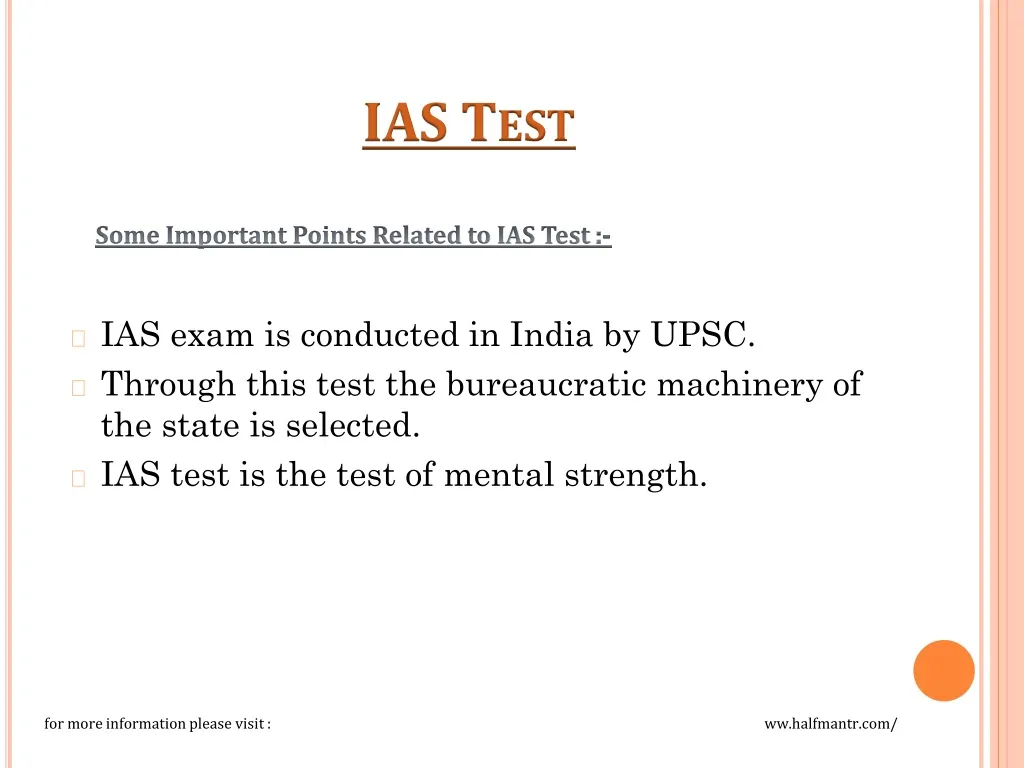 PPT - IAS test is the test of mental strength PowerPoint Presentation ...
