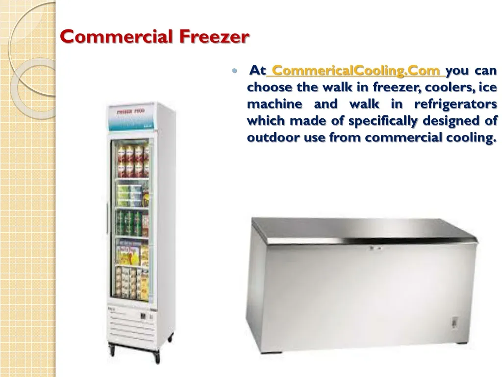 PPT - Commercial Freezer PowerPoint Presentation, free download - ID ...
