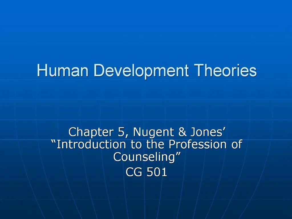 PPT - Human Development Theories PowerPoint Presentation, free download ...