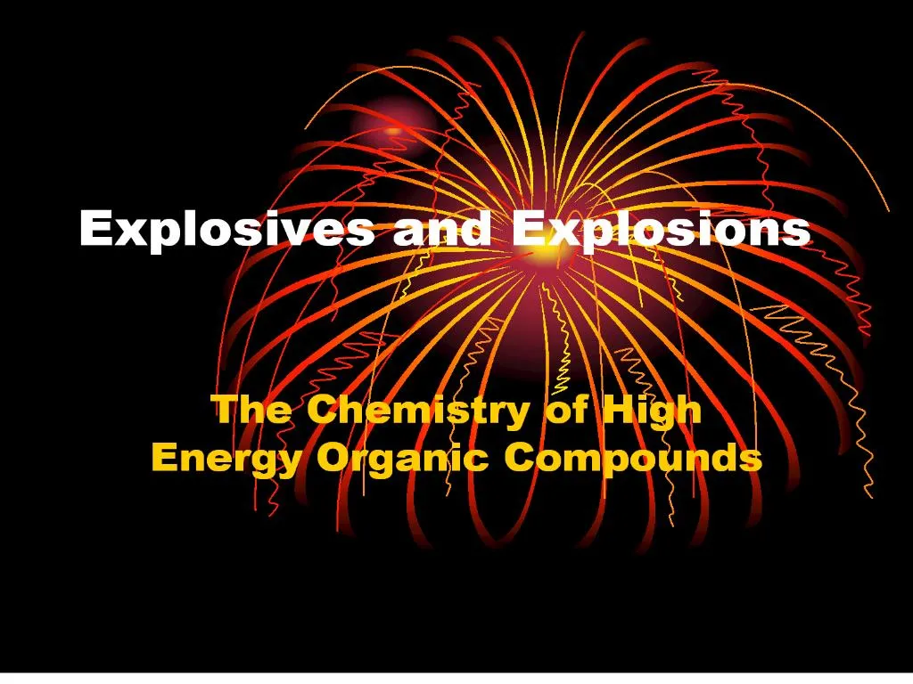 PPT - explosives and explosions PowerPoint Presentation, free download ...