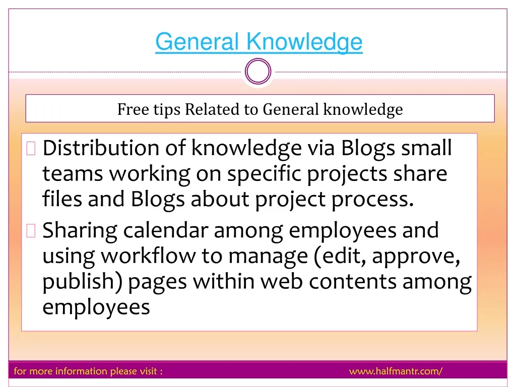 PPT - The website for general knowledge PowerPoint Presentation, free ...