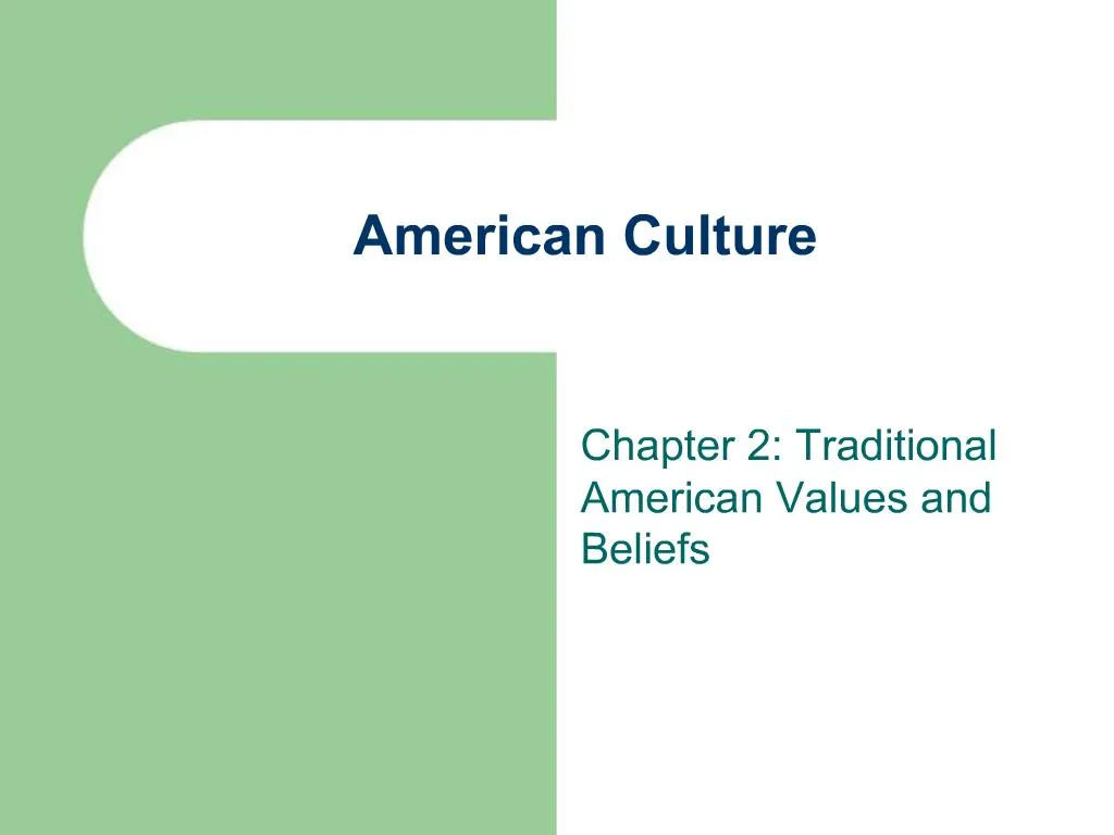 PPT - American Culture PowerPoint Presentation, free download - ID:1402354